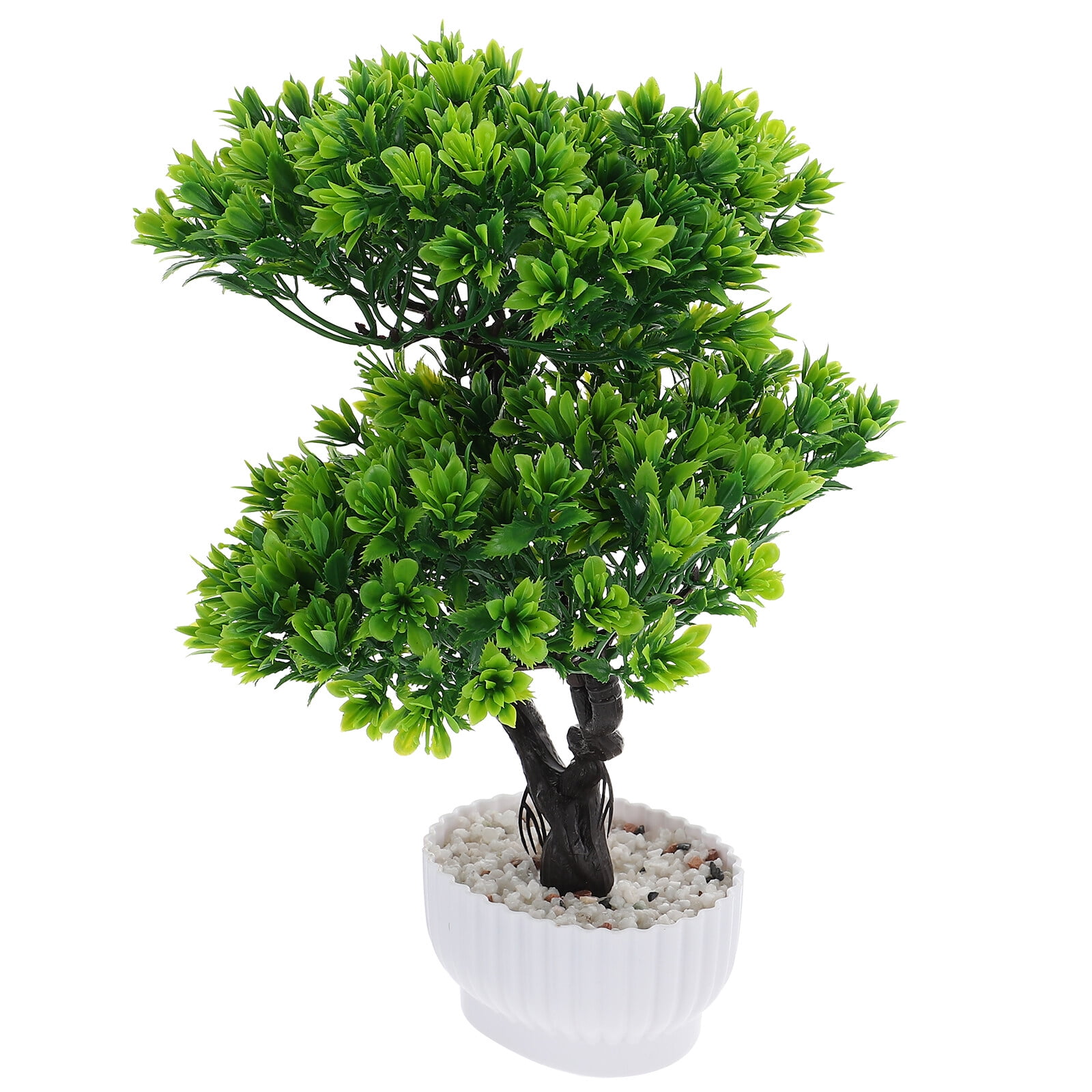 Artificial Flower Bonsai Tree Decorations Plant Pots Outdoor Indoor ...