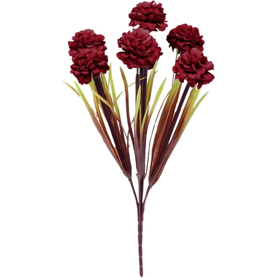 Artificial Flower Bouquet, 7-Head Hydrangea and Chrysanthemum Silk ...