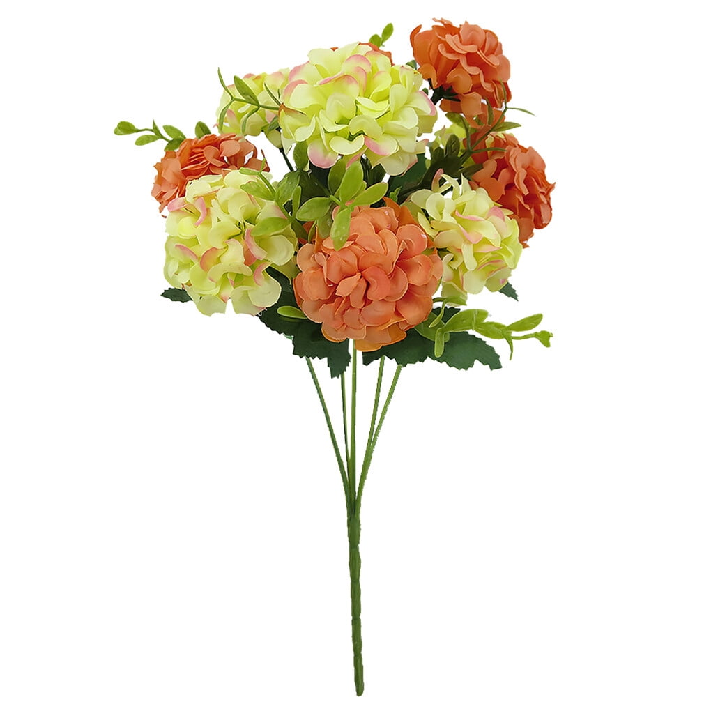 Artificial Flower Bouquet Home Hotel Silk Cloth Floral Decor Wedding ...