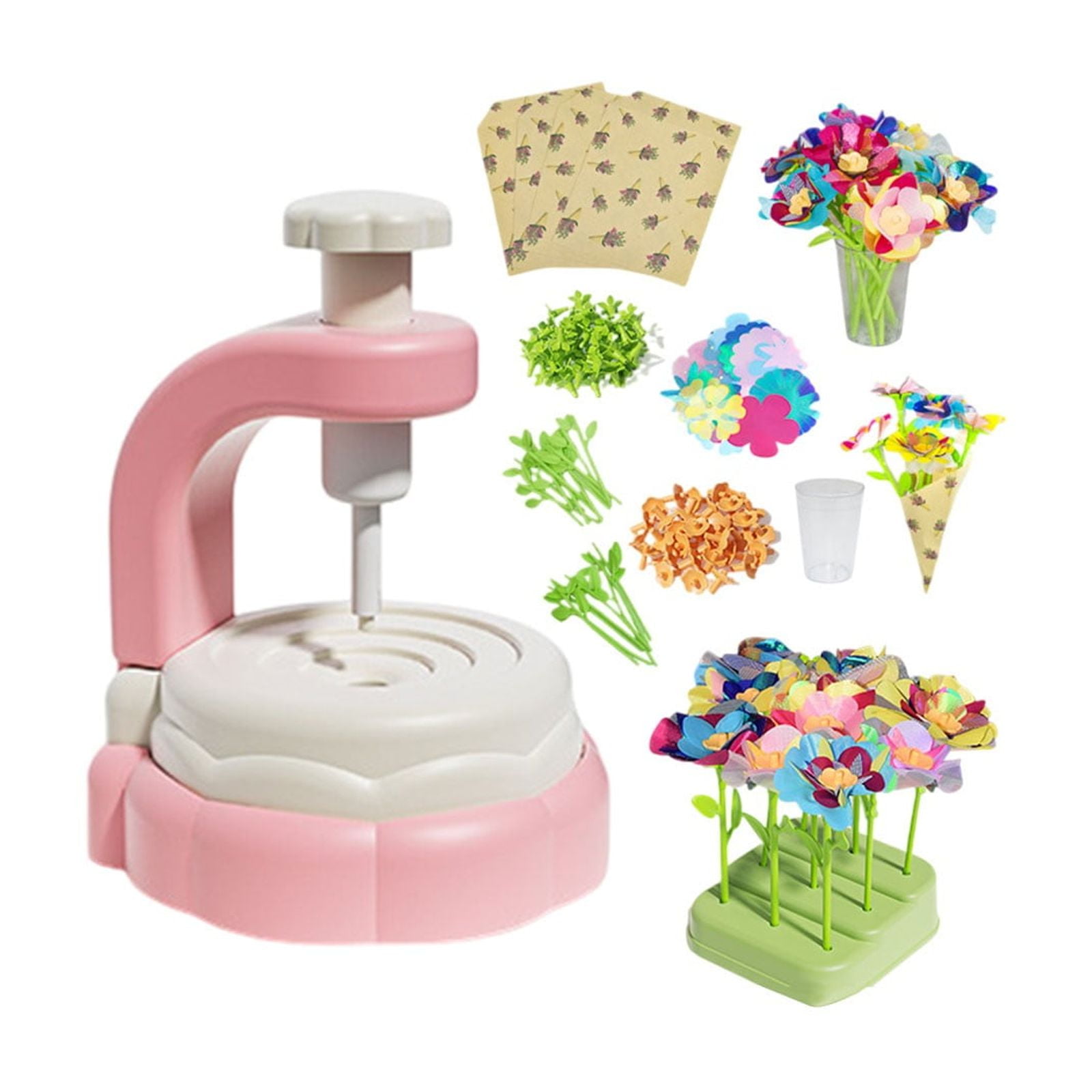 Artificial Flower Bouquet Making Kit Handmade Simulated Floral Set With ...