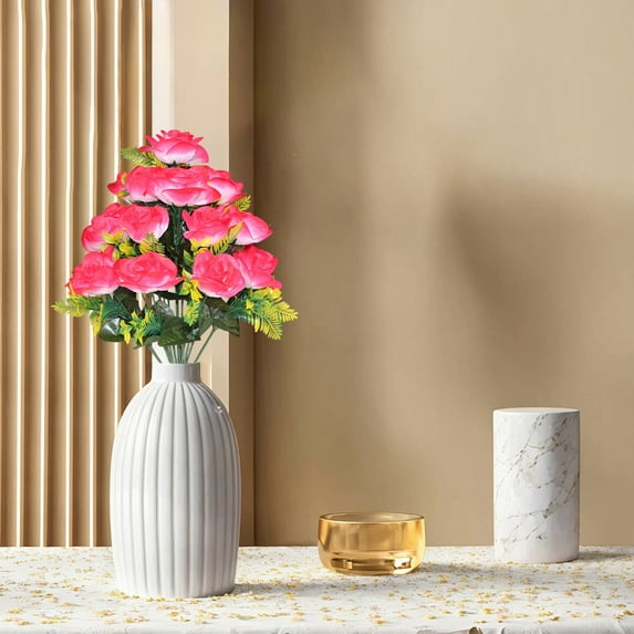 Artificial Flower Bouquet | Simulated Petals & Bright Colors | Low ...