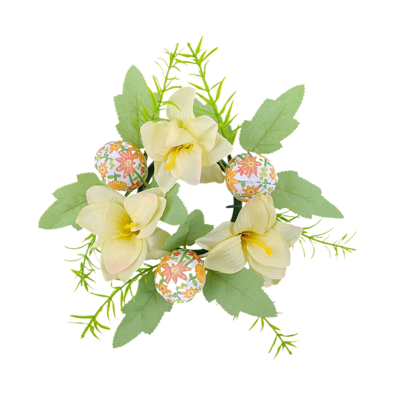Artificial Flower Candle Garland Yellow - Walmart.com