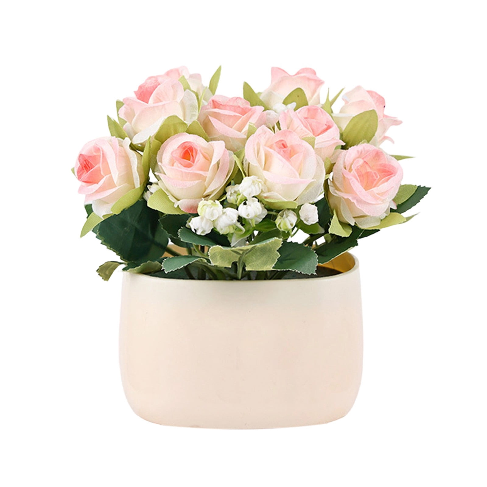 Artificial Flower Decorationfake Flower Bouquet with Vase ...