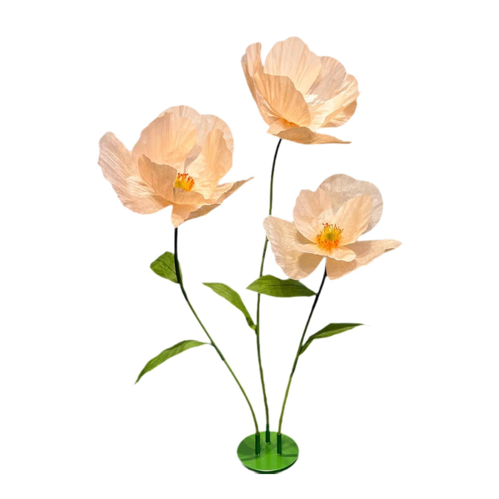 Artificial Flower Display Giant Floral Decor Large Flower Prop with ...