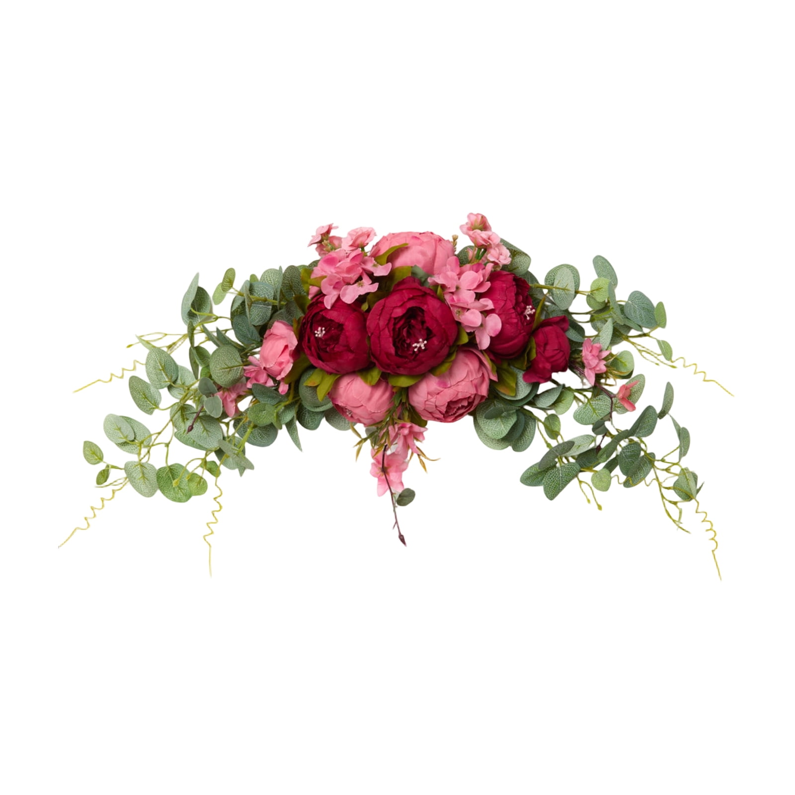 Artificial Flower Door Lintel Mirror Table Hanging Decoration, Fake ...