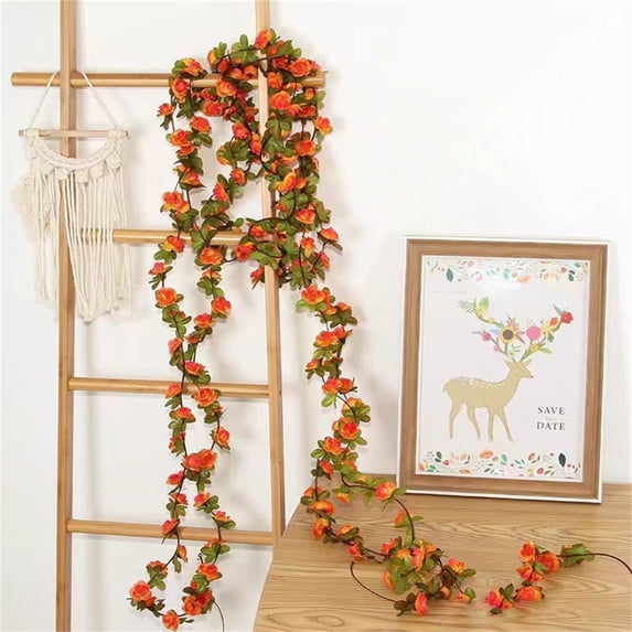 Artificial Flower Garland,Peony Vine Flowers Garland Hanging Silk ...