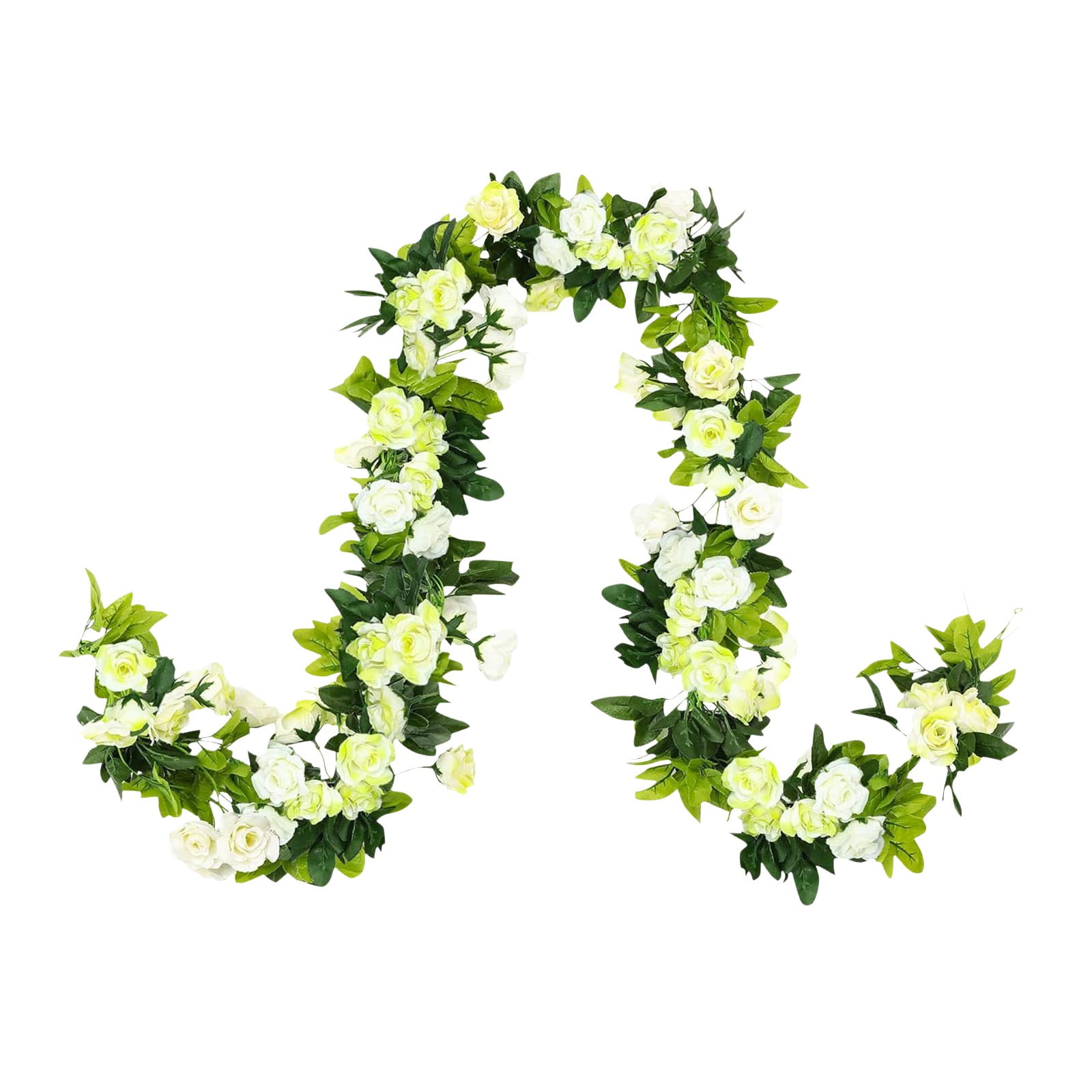 Artificial Flower Garland Rose Flowers Garland Hanging Silk Plants For ...