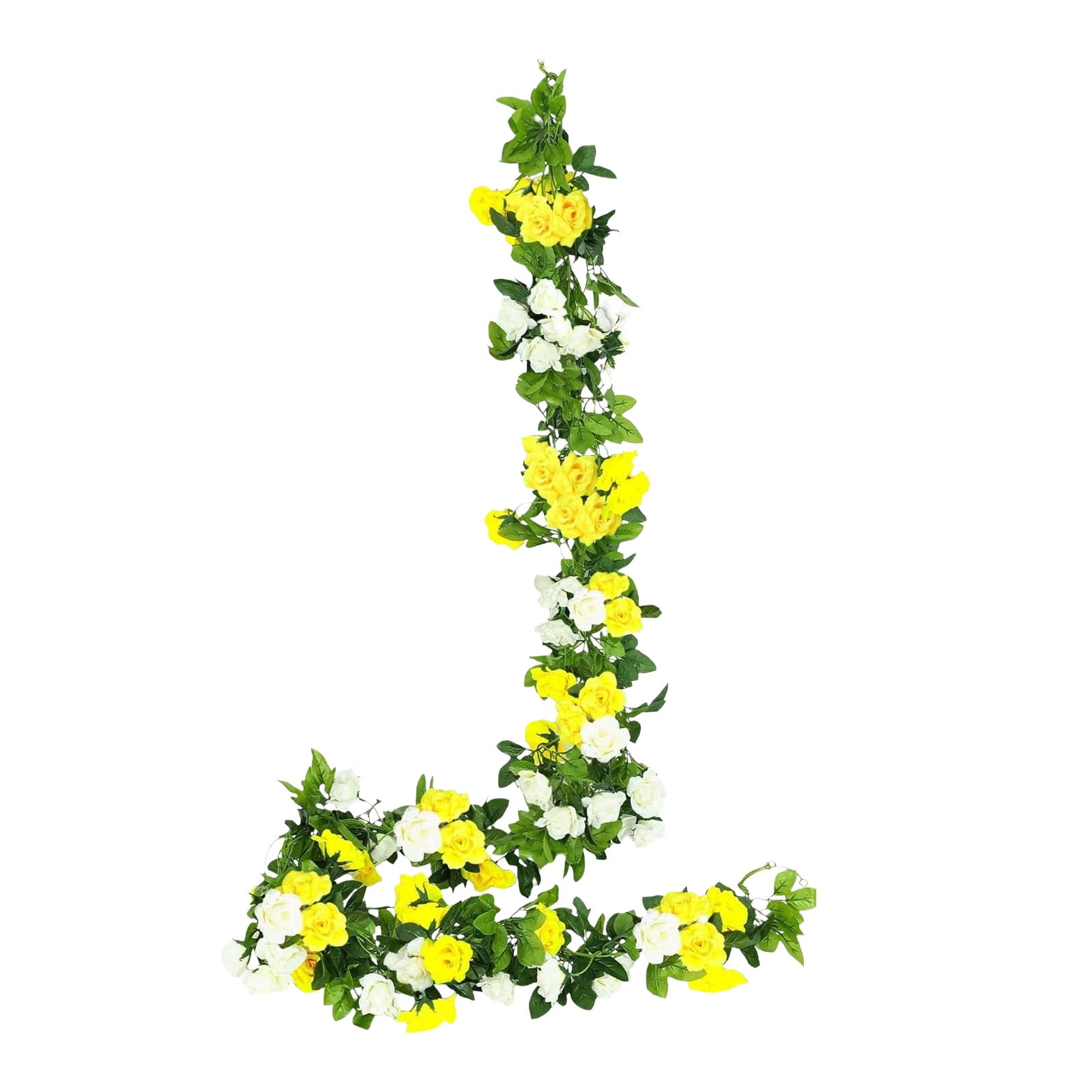 Artificial Flower Garland Rose Flowers Garland Hanging Silk Plants For ...