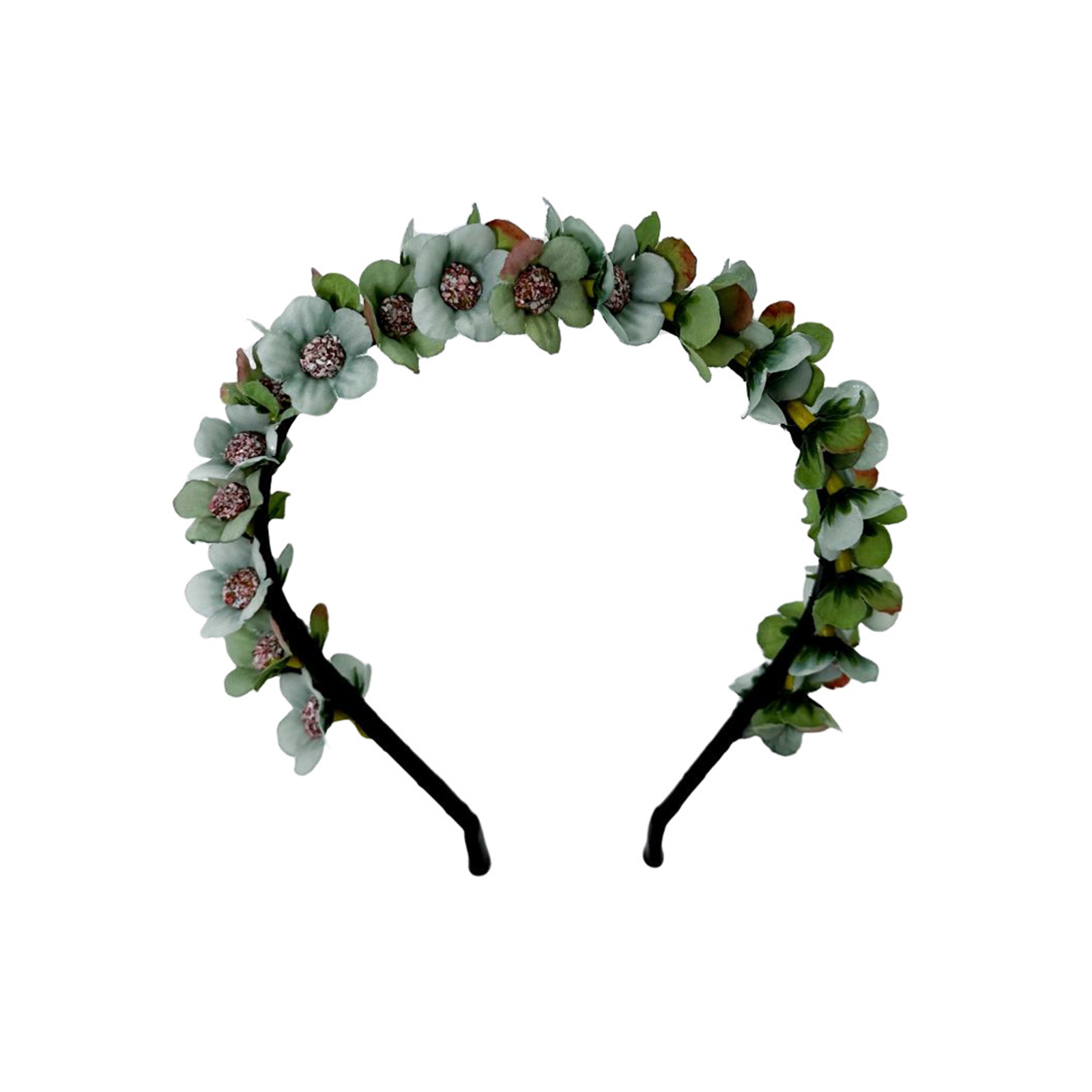 Artificial Flower Headbands Halloween Hair Rose Flower Headpiece Floral ...