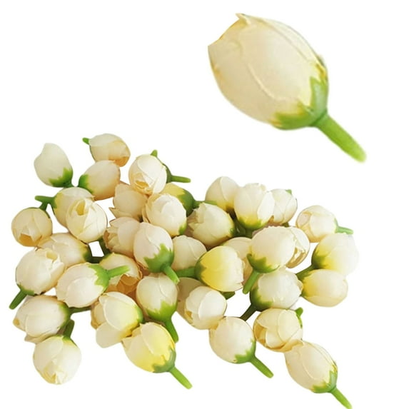 Artificial Flower Heads for Crafts, Carnation Peony & Rose, Cloth ...