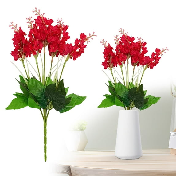 Artificial Flower Hyacinth, Wheat Ear Flower & Wisteria Flower ...