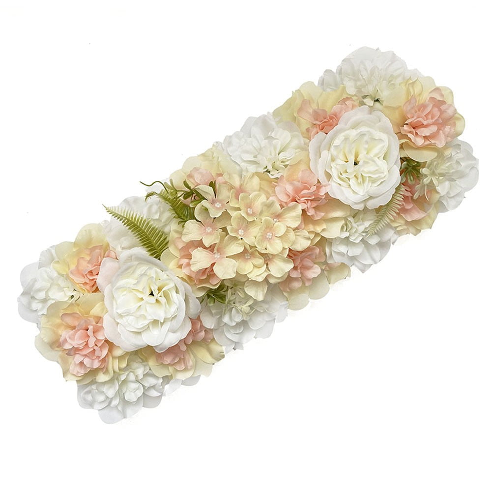 Artificial Flower Panel Arched Door Flower Row Table Runner Flower ...