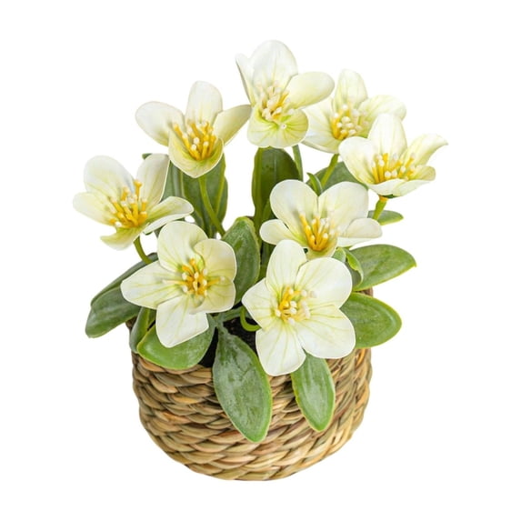 Artificial Flower Planters for Home Decor Living Room Dining Table ...