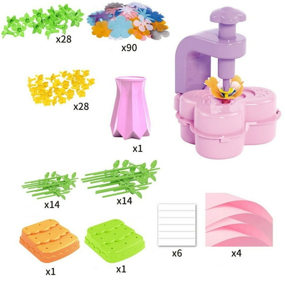 Artificial Flower Pressing Craft Machine Materials Toy For Kids ...