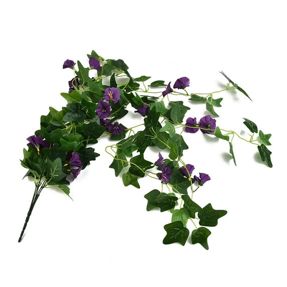 Artificial Flower Rattan Fake Plant Vine Decoration Wall Hanging Roses ...