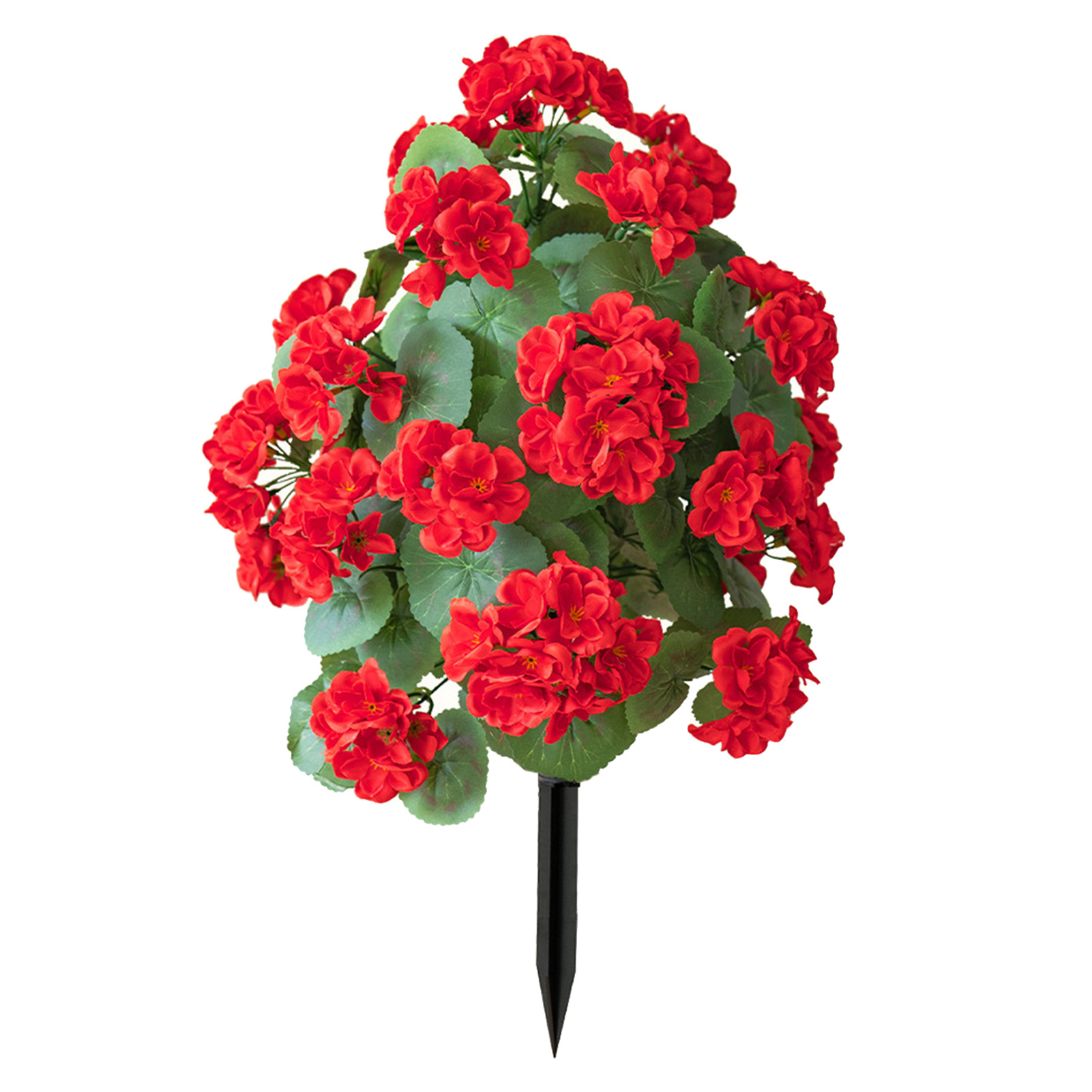 Artificial Flower Shrub with Spike Faux Greenery Bush Tree with Flowers ...