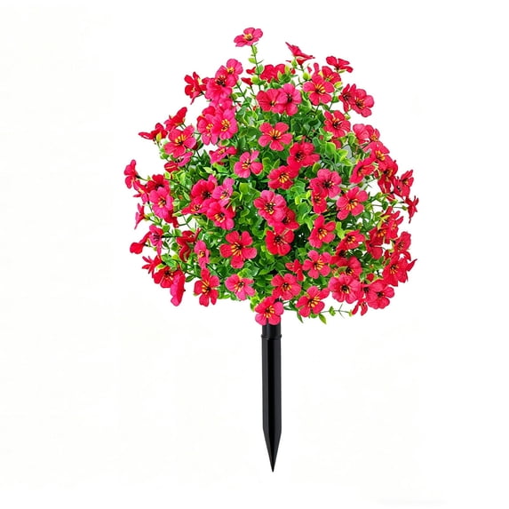 Artificial Flower Stakes, UV & Weather Resistant Lifelike Wildflowers ...