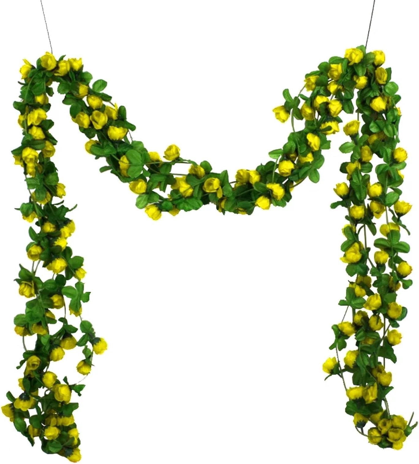 Artificial Flower Stems Faux Roses Flower Arrangement Fake Flower Vines ...