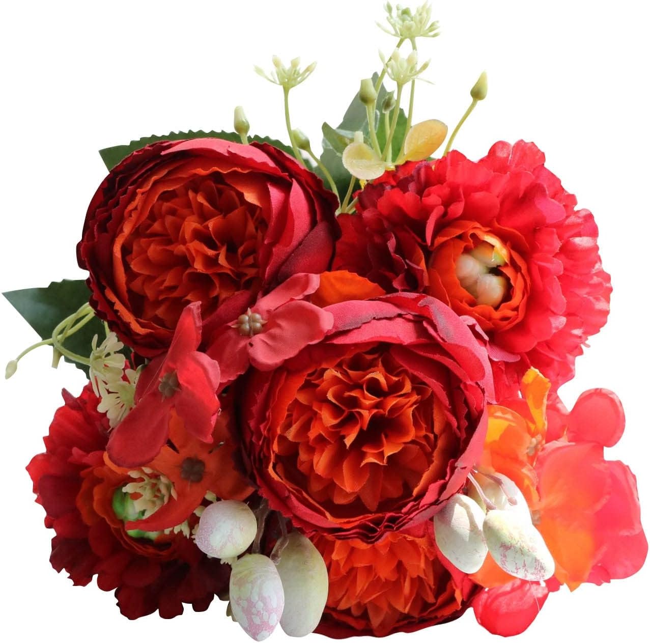 Artificial Flower Stems Realistic Roses Artificial Flowers Fake Flower ...