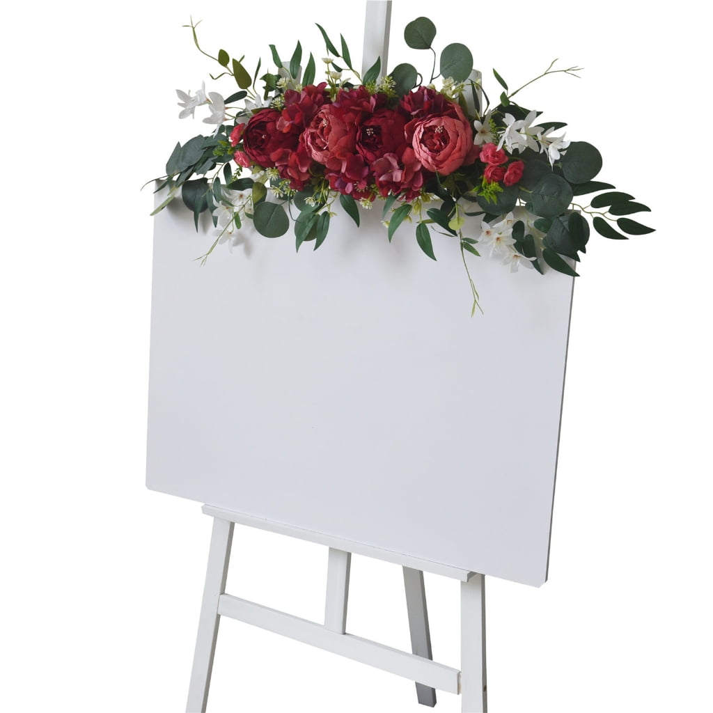 Artificial Flower Swag Decorative Swag for Wedding Ceremony Sign ...
