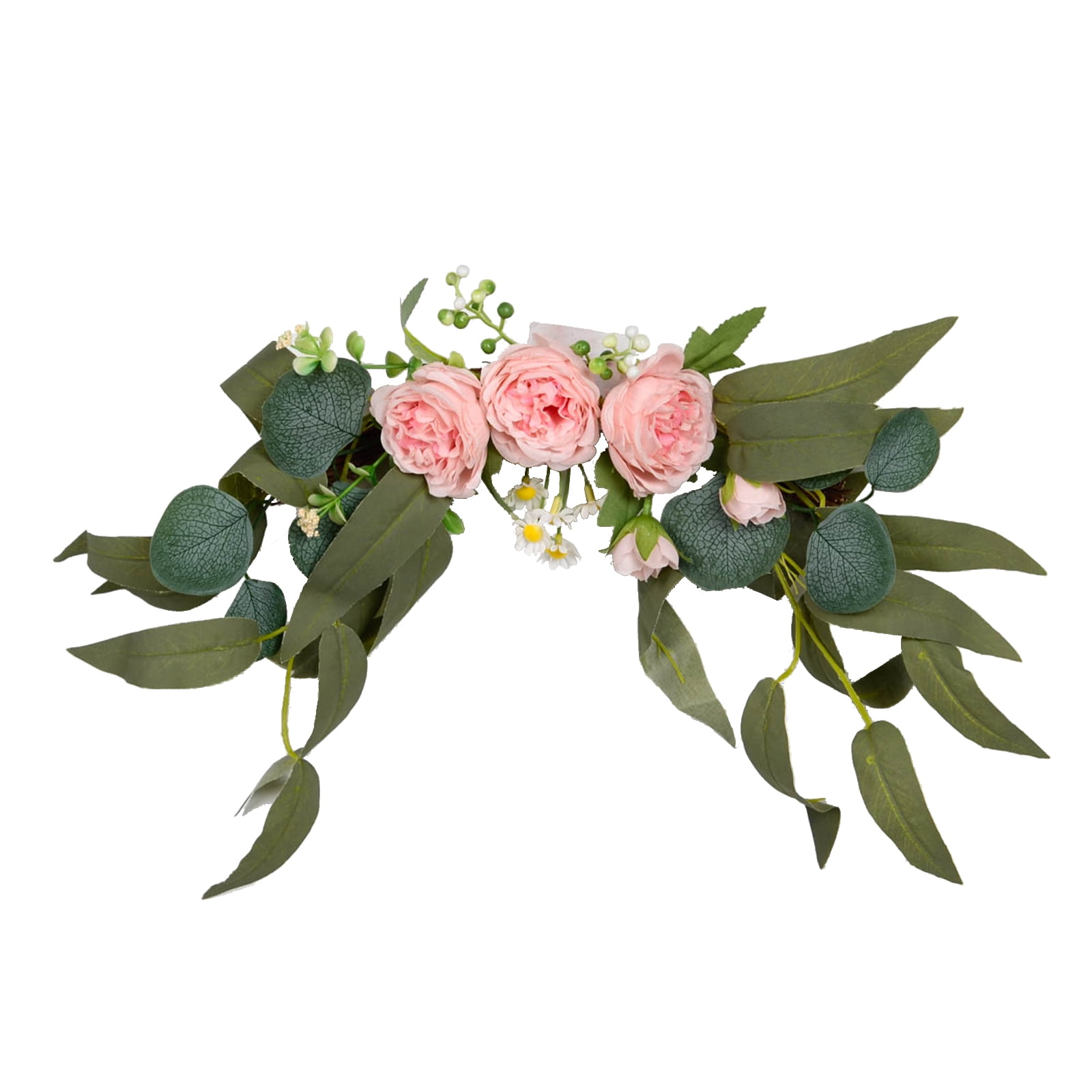 Artificial Flower Swag Wedding Arch Decor Rose Flower Swag Arrangements ...