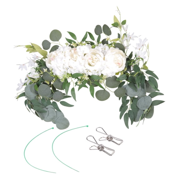 Artificial Flower Swag Wedding Sign Decoration for Wedding Reception ...