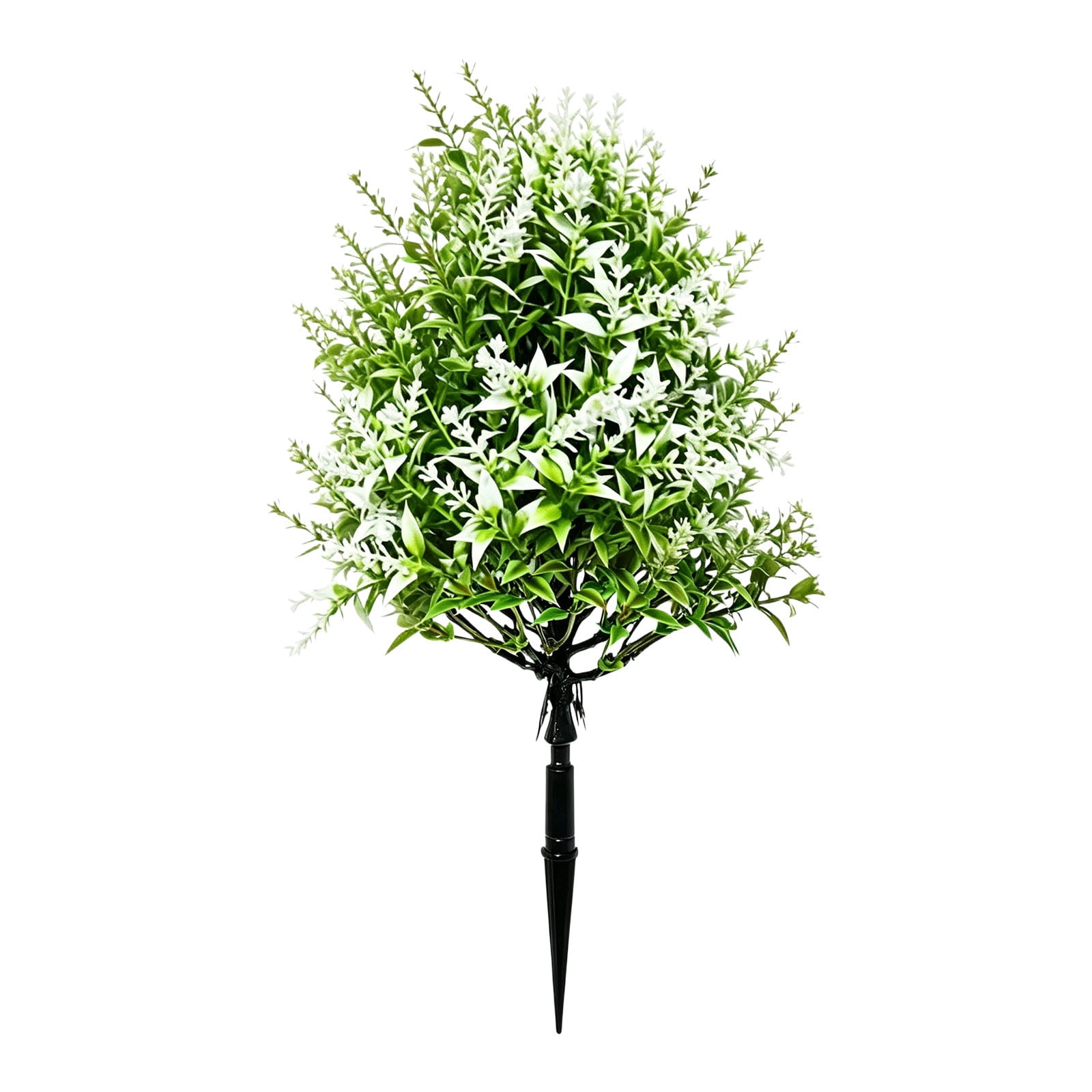 Artificial Flower Topiary Ball with Spikes, Outdoor UV Resistant Faux ...