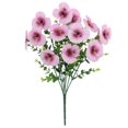 Artificial Flower Tricolor Violet Bunch Decoratio Pansy for Easter ...