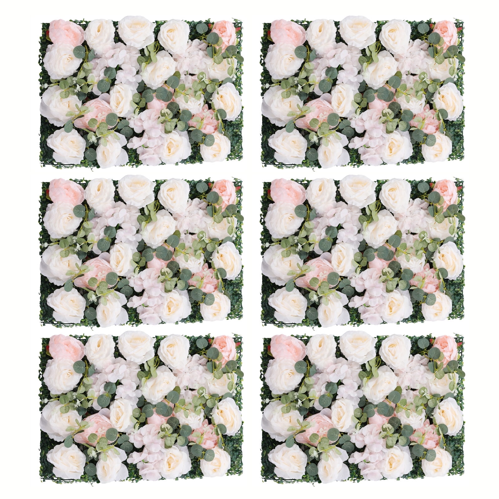Artificial Flower Wall Backdrop Panels, Flower Wall Panels, Flower Wall ...