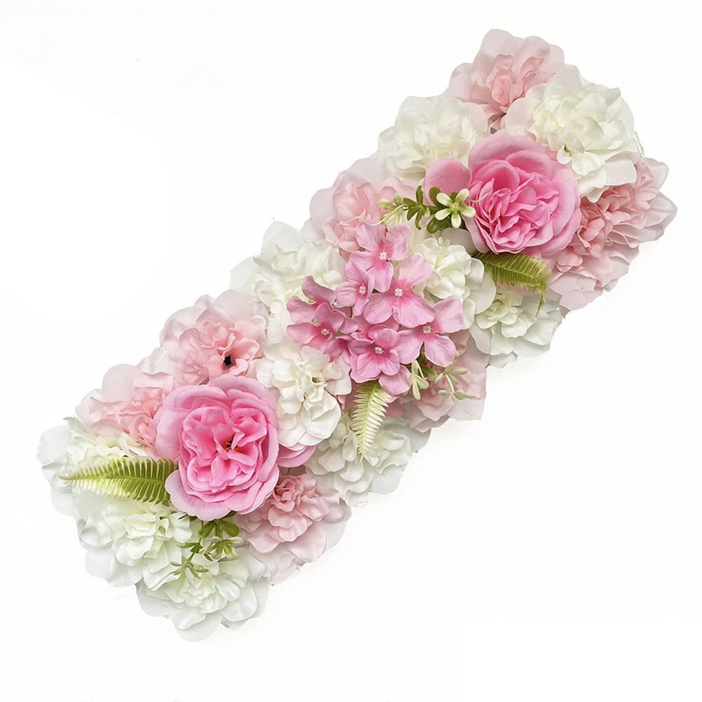Artificial Flower Wall Panels Wedding Arch Floral Arrangement Hydrangea ...