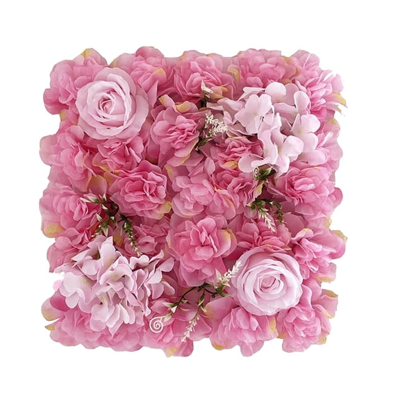 Artificial Flower Wall,Simulation Rose Wedding Flower Wall,Realistic ...