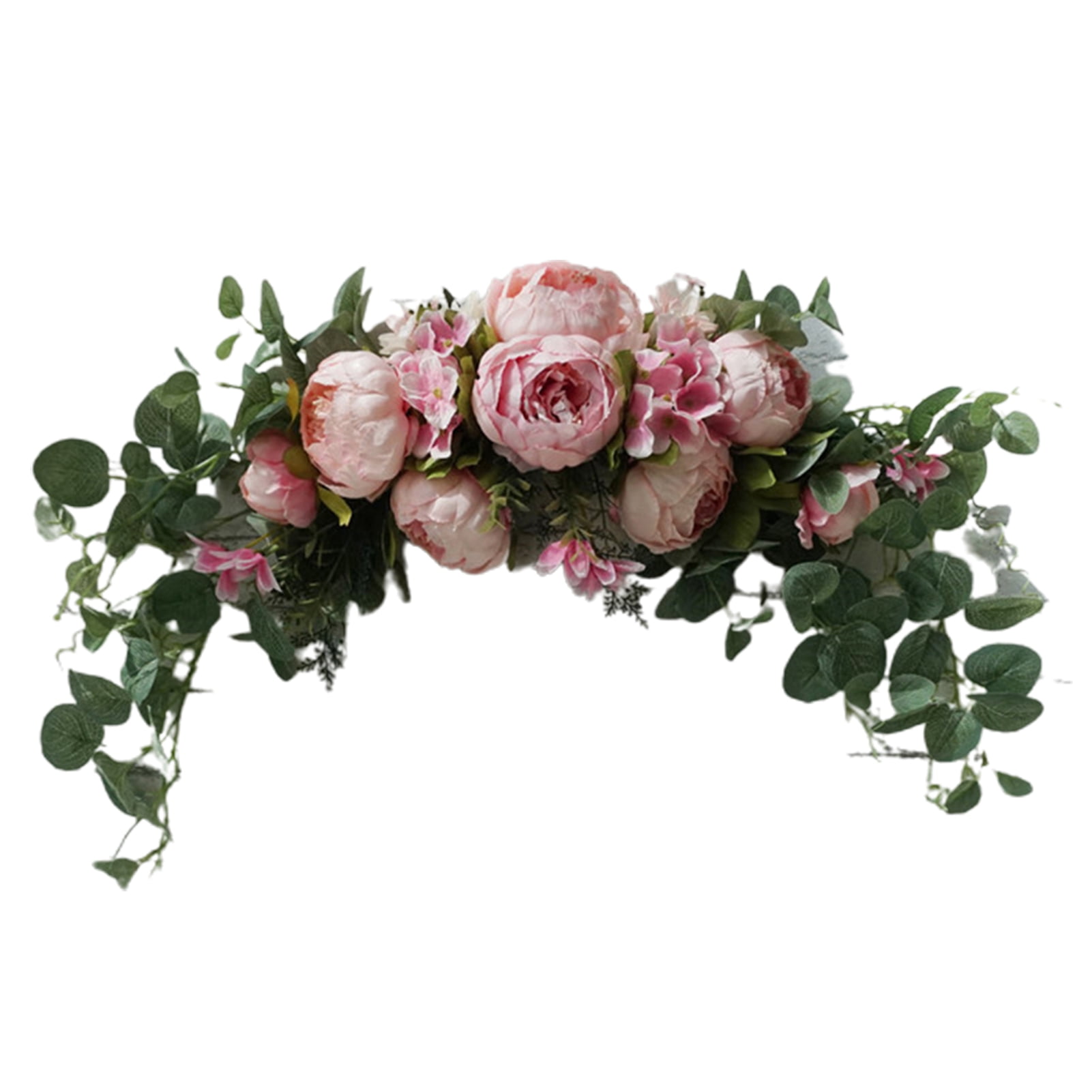 Artificial Flower Wreath Door Threshold Garland Home Wedding Party Wall ...