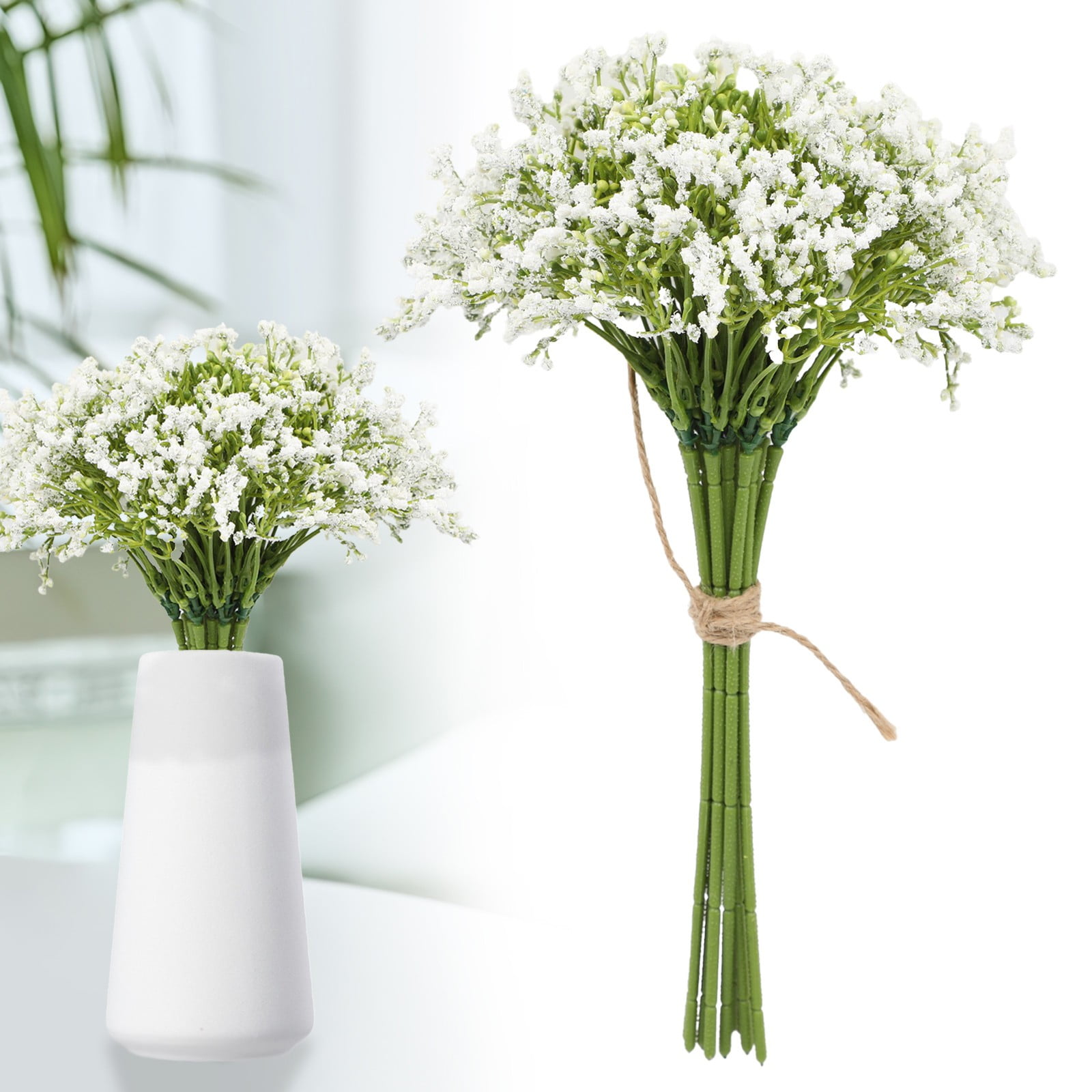 Artificial Flowers,1 Bundles Artificial Flowers Cemetery Flower Plastic ...