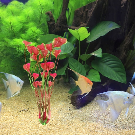 Artificial Flowers,11 Inch Assorted Color Aquarium Plastic Plant ...