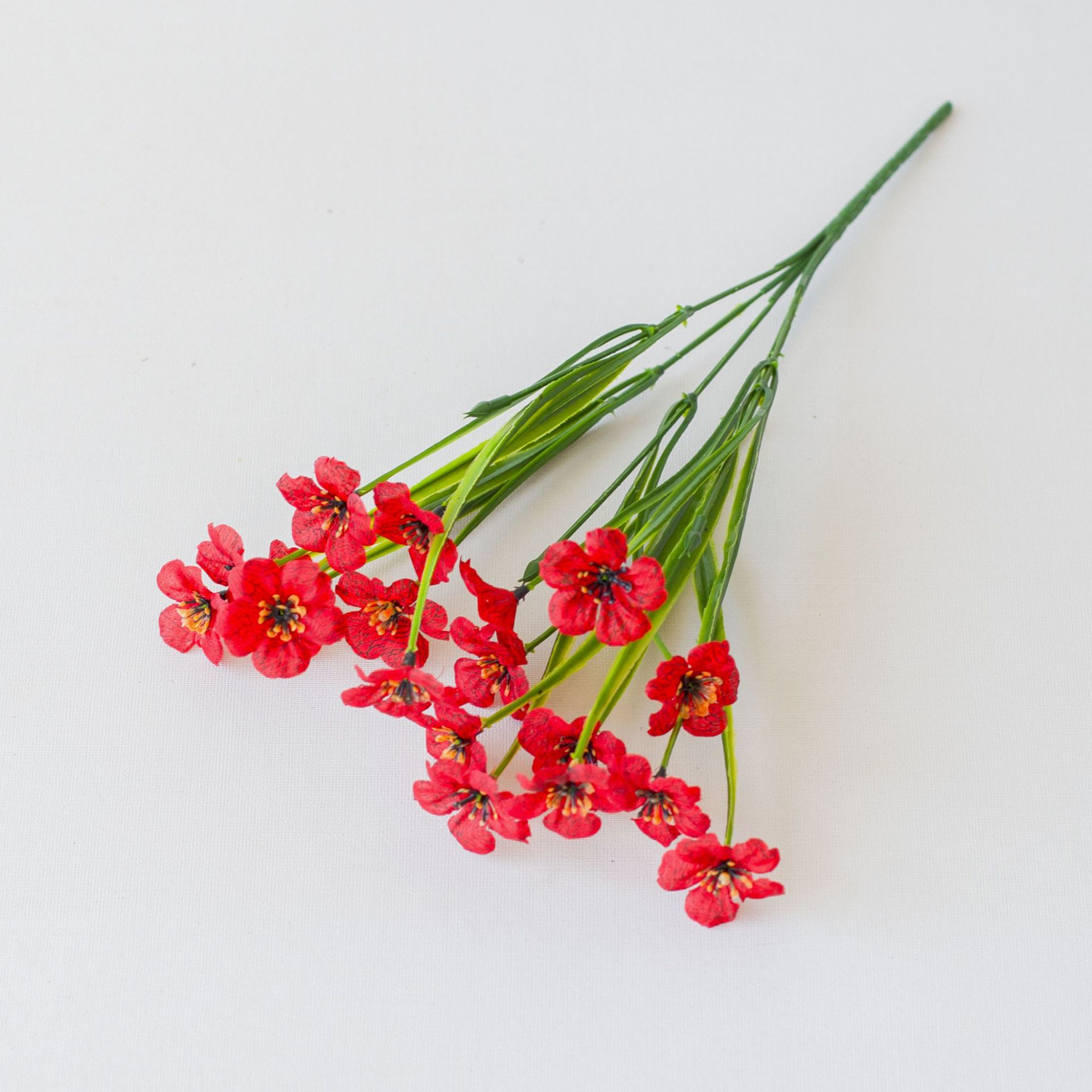 Artificial Flowers 15 Bundles Fake Flowers Plant UV Resistant No Fade ...