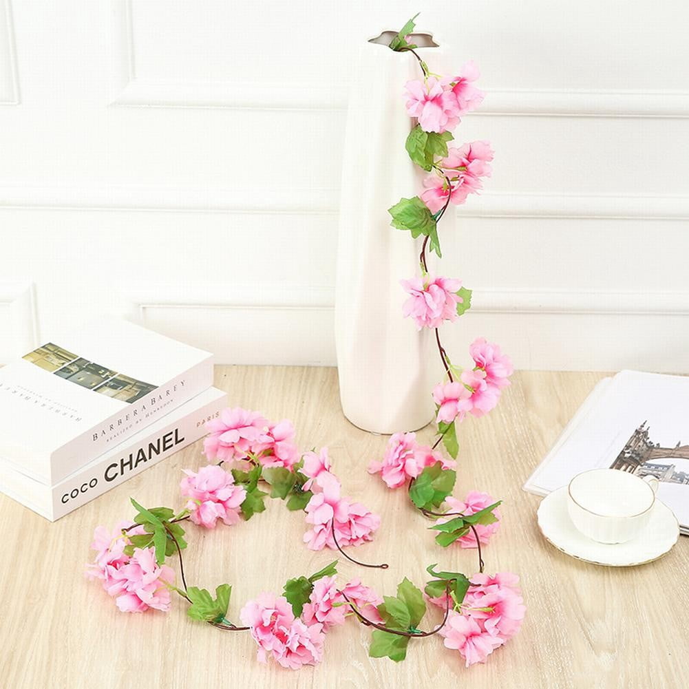 Artificial Flowers 2M Artificial Garland Ivy Garland Hanging Plant ...