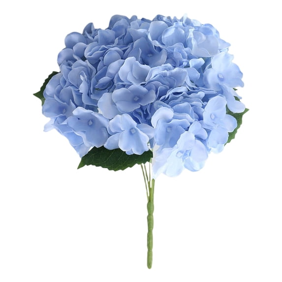 Artificial Flowers 5 Large Flower Hydrangea Cuttings Multi Colored ...