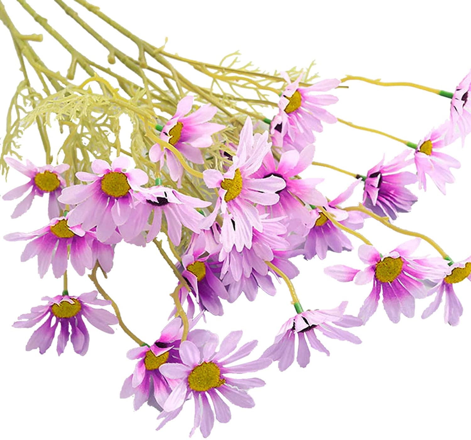 Artificial Flowers,5 Pcs Silk Daisy, Artificial Daisy for Home ...