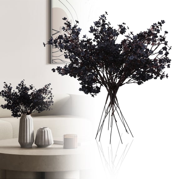 Artificial Flowers,8PCS Artificial Flowers Gypsophila Cherry & For Home ...