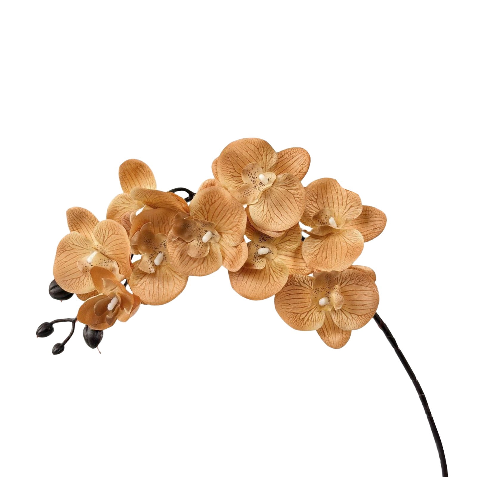 Artificial Flowers 9 Heads Phalaenopsis 69Cm Multi Colored High Branch ...