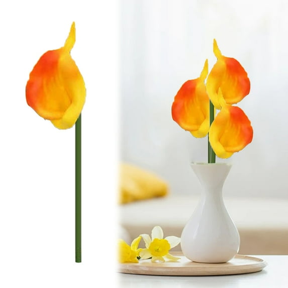 Artificial Flowers,Artificial Calla Flowers 35cm For Home Kitchen ...