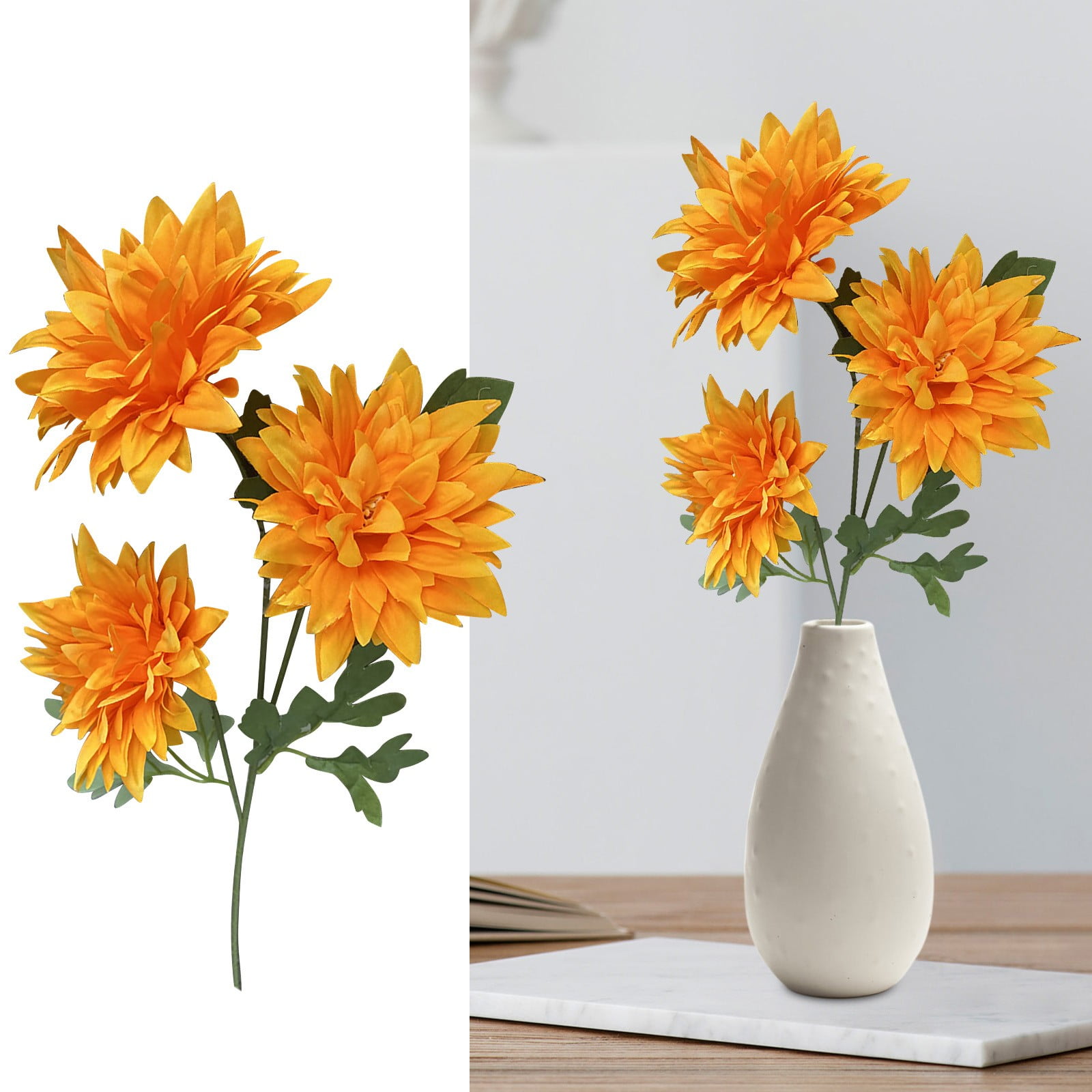 Artificial Flowers Artificial Flower Orange Clearance Sales Today Deals ...