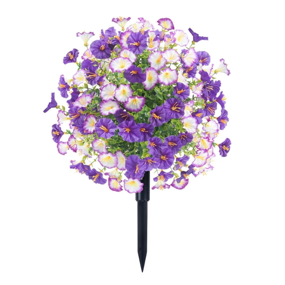 Artificial Flowers,Artificial Flower Stake Outdoor Decor Multi Color ...