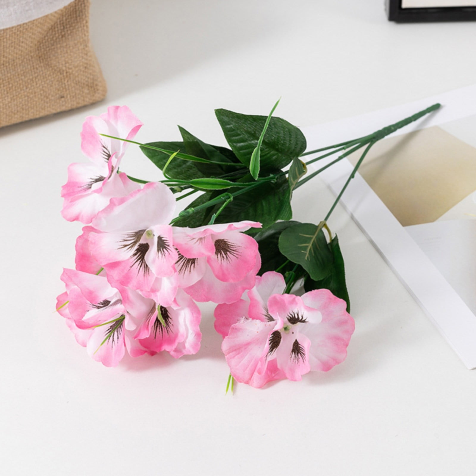 Artificial Flowers,Artificial Flowers Pansy African Small Wild Flower ...