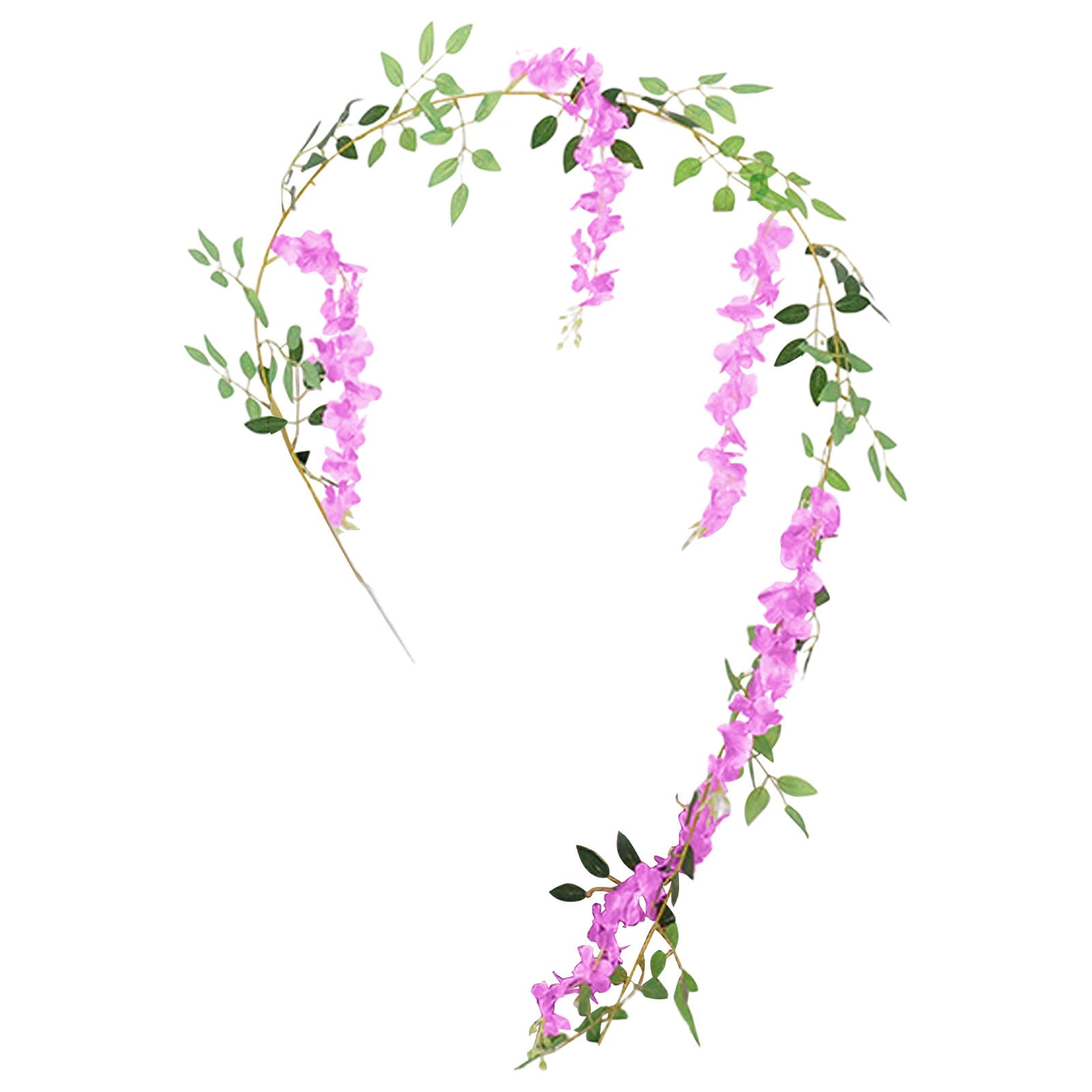 Artificial Flowers Artificial Flowers Wisteria Vines Hanging Flowers ...