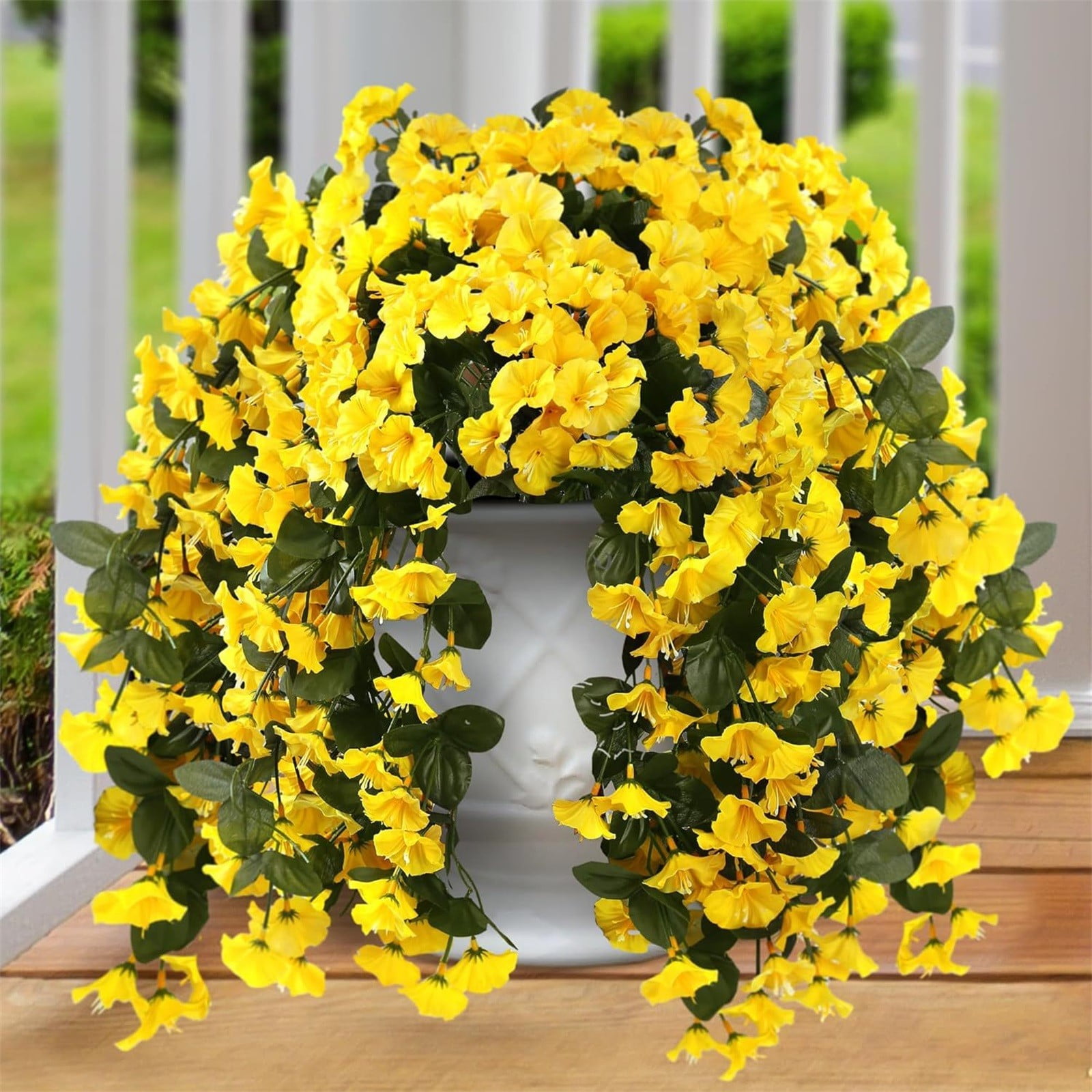Artificial Flowers,Artificial Hanging Flowers Plants For Outdoor ...