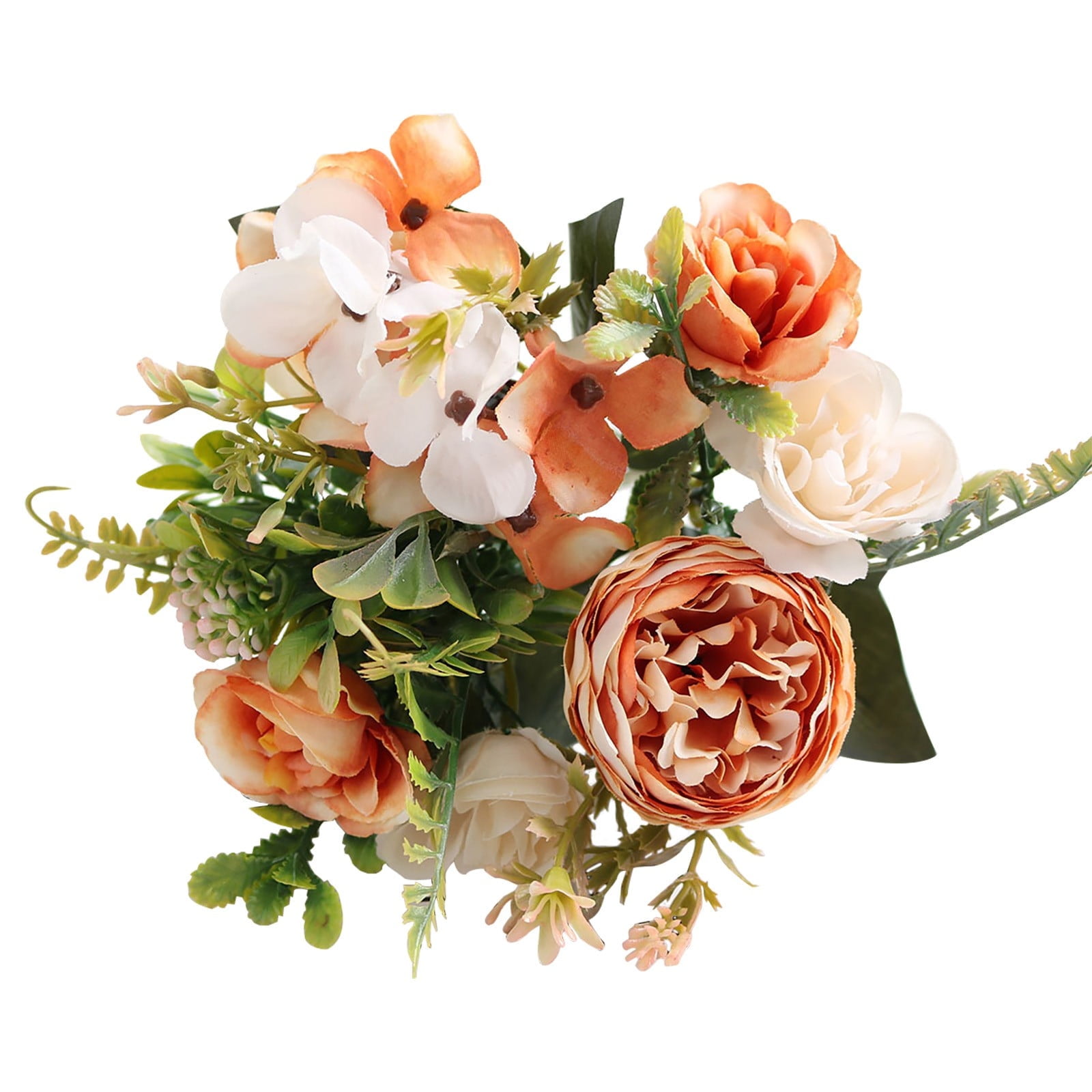 Artificial Flowers Artificial Peony Silk Flowers Peonies Bouquet Fake ...