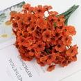 Artificial Flowers,Artificial Violet Flowers Bouquet Real For Home ...