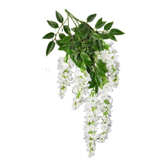 Artificial Flowers Artificial Wisteria Vine Garland Feet Piece Ratta ...