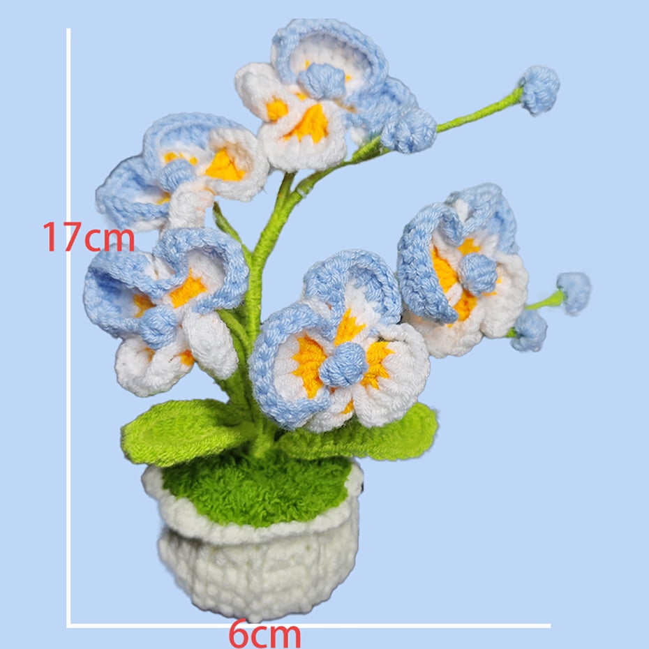 Artificial Flowers Bonsai For Office Decoration Butterfly Orchid ...